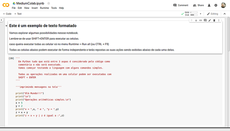 Google Colab — Ambiente de desenvolvimento interativo e colaborativo ...