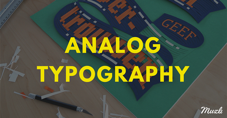 Analog typography. Typography Inspiration | by Muzli | Muzli - Design ...