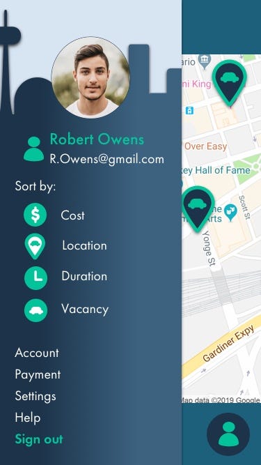 UI Design: 2HP, designing a mobile parking app | by Veronica Simonyi ...