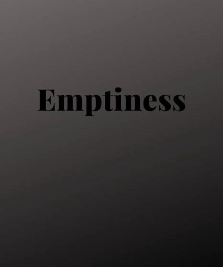 Life an Emptiness …….. Life,yes it’s just 4 letters word and… | by ...