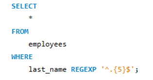 REGULAR EXPRESSION IN MYSQL. Improve your Pattern Matching with… | by ...