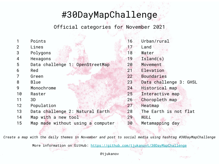 #30DayMapChallenge 2021 by Kontur Team | by Kontur Inc. | Kontur | Medium