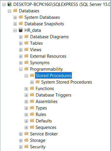 Learn SQL Server Management Studio — Part 5 Stored Procedures ...