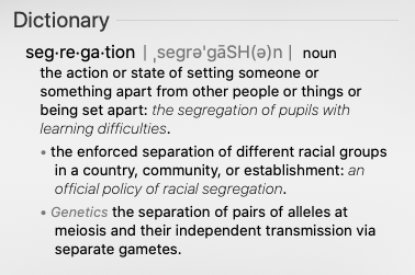 A Colorless White World. Segregation in modern society fueled by… | by ...