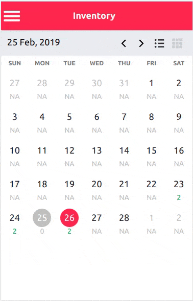How I Built Horizontal As Well As Grid Calendar In React Native Using React Native Calendars 