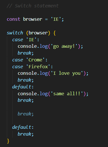 Javascript operator, if, for loop | by 흰둥이 | Medium
