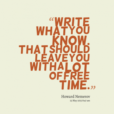 Write What You Don’t Know. They say to write what you know. But… | by ...
