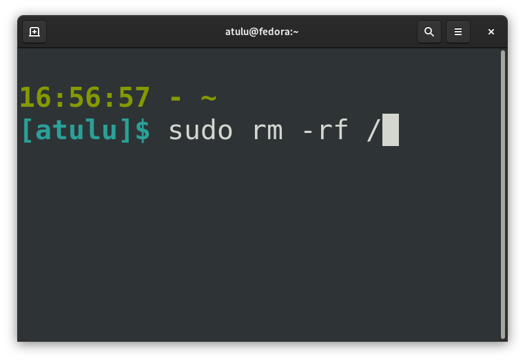 Deleting The Root Directory In Your Linux Os Geek Culture