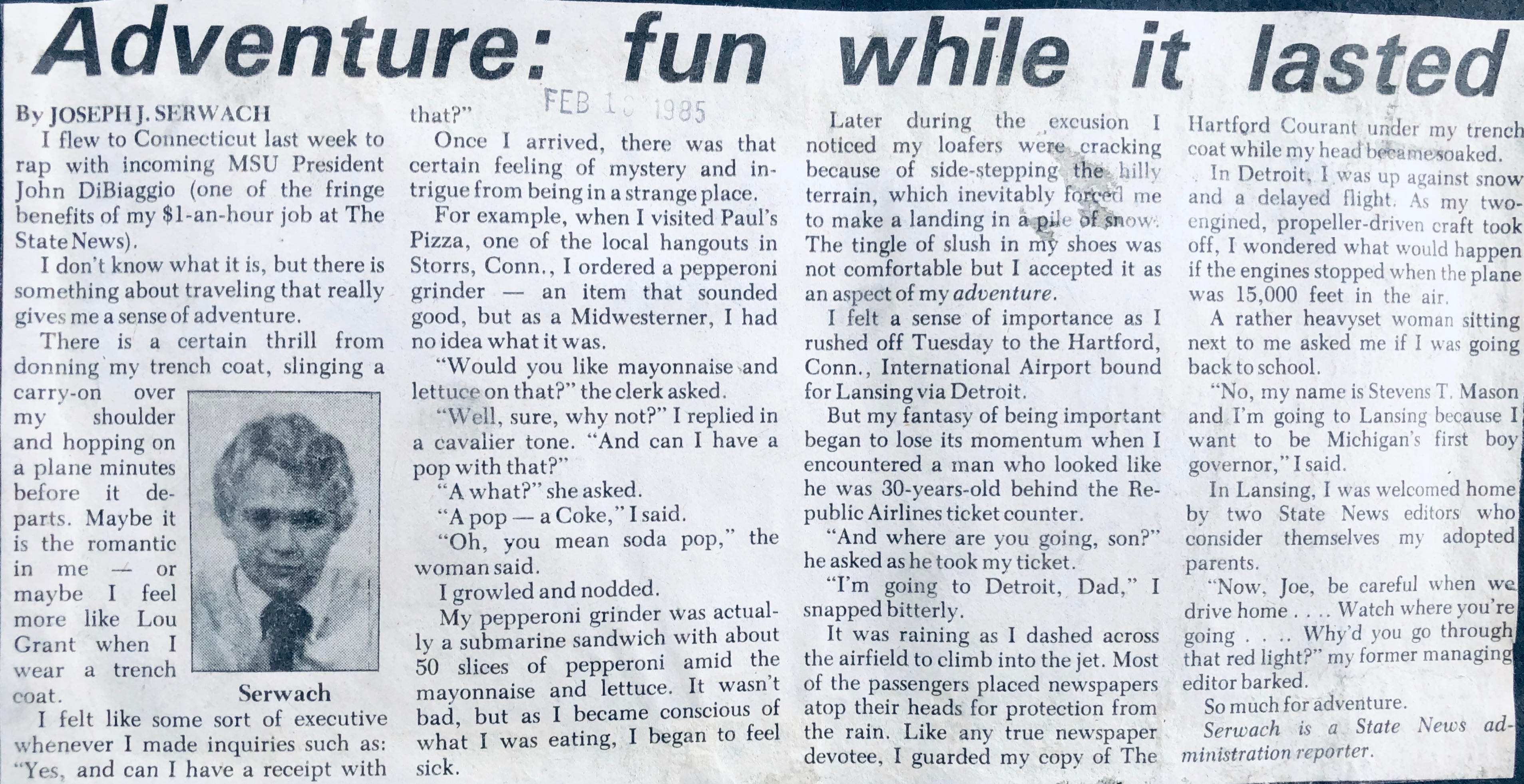 DiBiaggio was President, I was a Kid: He Taught Students How to Think ...