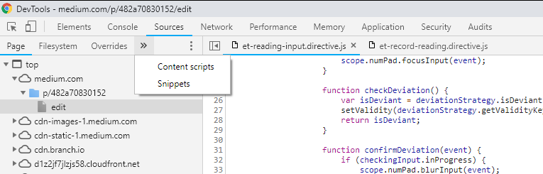Chrome dev tool snippets. So I was bored one night in the week… | by Tony Joanes | Medium