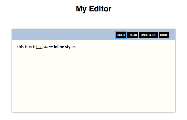 Styling the Draft.js Editor. Facebook provides useful documentation… | by Katy Carr | Medium
