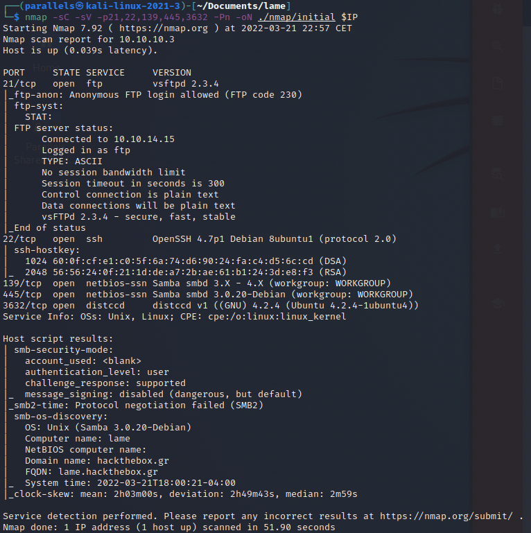 HackTheBox: Lame (Writeup). Simple exploitation of an outdated… | by ...