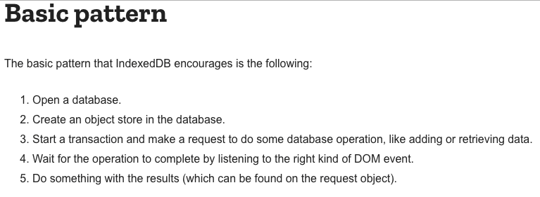 Storing Data With Indexeddb For Service Workers And Pwas By Acgoff Medium