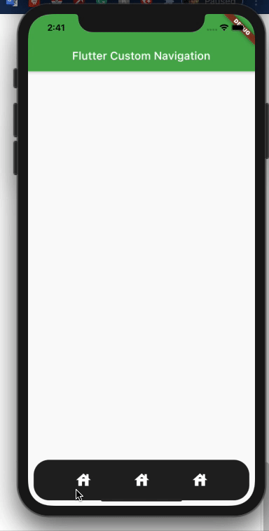 Flutter Custom Nav Bar / Custom Nav Bar with Bottom Sheet | by Raja Uzair Abdullah | Medium