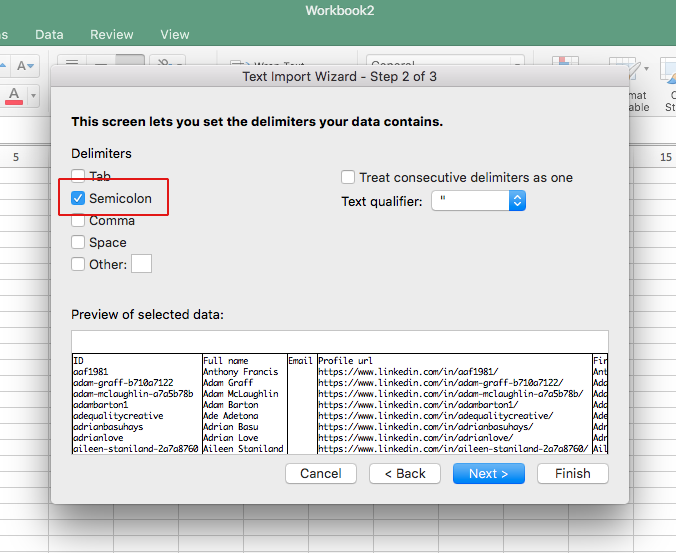 How to Import CSV files into MS Excel – Linked Helper