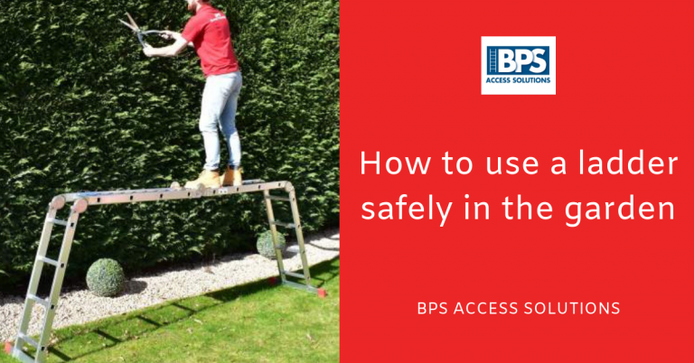 How to safely use a ladder in the garden | by BPS Access Solutions LTD ...