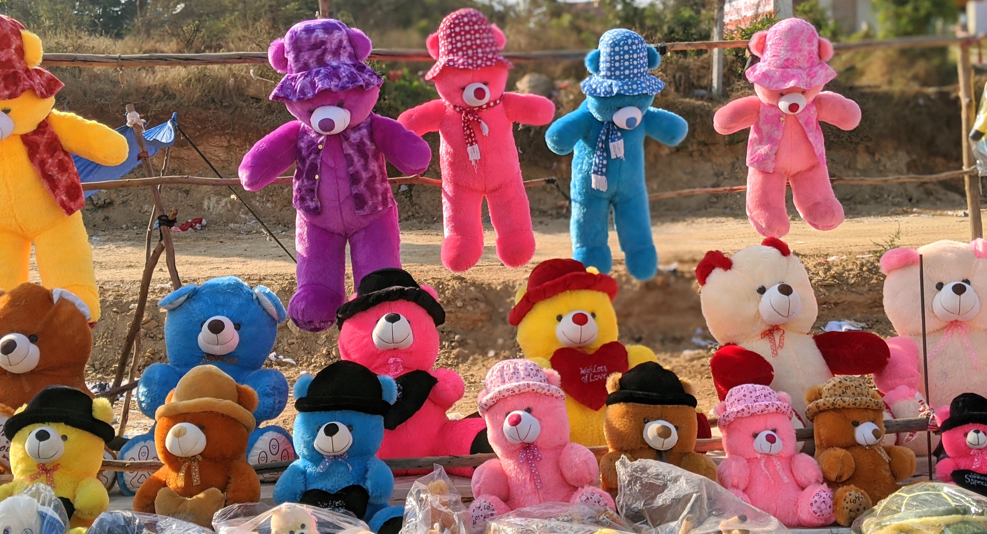 ‘Drive-Through’ Teddies. Here are some teddy bears on the go… | by Anu ...