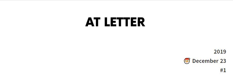 AT LETTER Summary. What AT LETTER is and what we want to… | by ...
