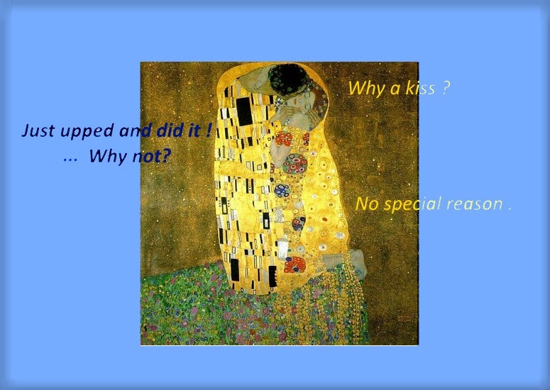 THE KISS. with art by Gustav Klimt | by Susan G Holland | The Story ...
