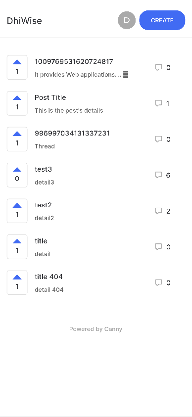 How to build a Mobile App for Customer Feedback with Canny in just a few hours using DhiWise ...