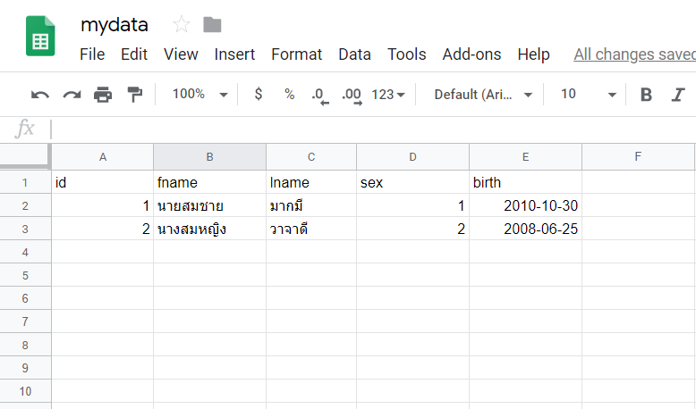 แปลงร่าง Google Spreadsheets เป็น JSON APIs ใน 10 นาที | by TEHN SMART ...