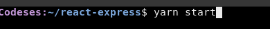 How to Build a React & Express Application with yarn | by Codeses ...