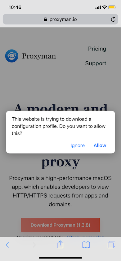Capture HTTP requests/responses on iPhone with Proxyman | by Hang Nguyen | Medium