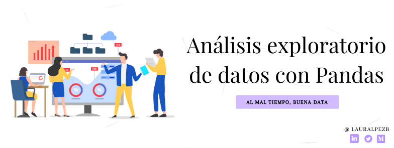 Guía práctica para análisis exploratorio de datos con Pandas | by Al mal tiempo, buena data | Medium
