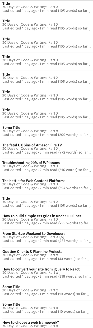 30 Days of Hell: Code & Write. Part 0: Planning for Success | by Hans McMurdy | Medium