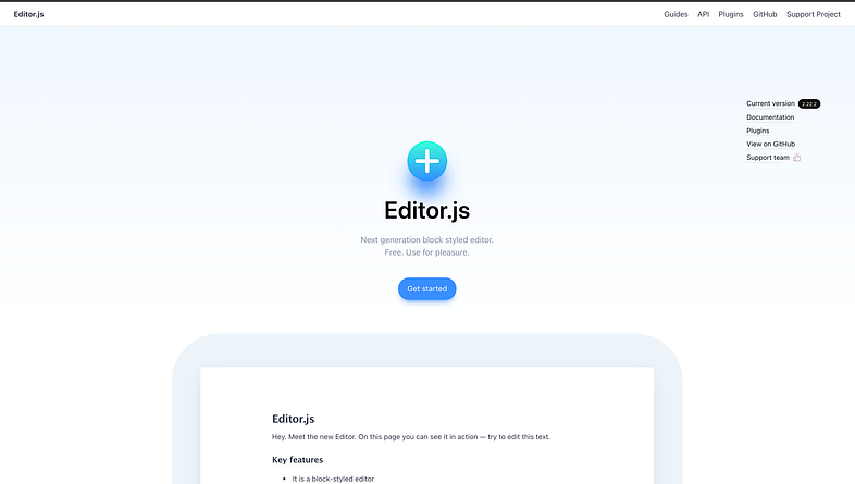 Introduction to Editor JS. write once on medium to get inspired | by shrey vijayvargiya | Nerd ...