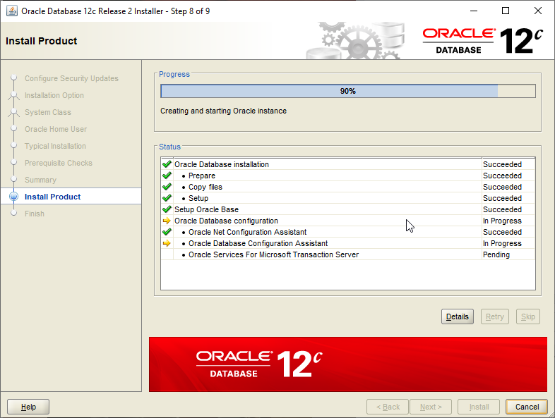 ติดตั้ง Oracle Database 12c Release 2 12 2 0 1 0 บน Windows 10 Pro 64 Bit By Thanapon Yenjam