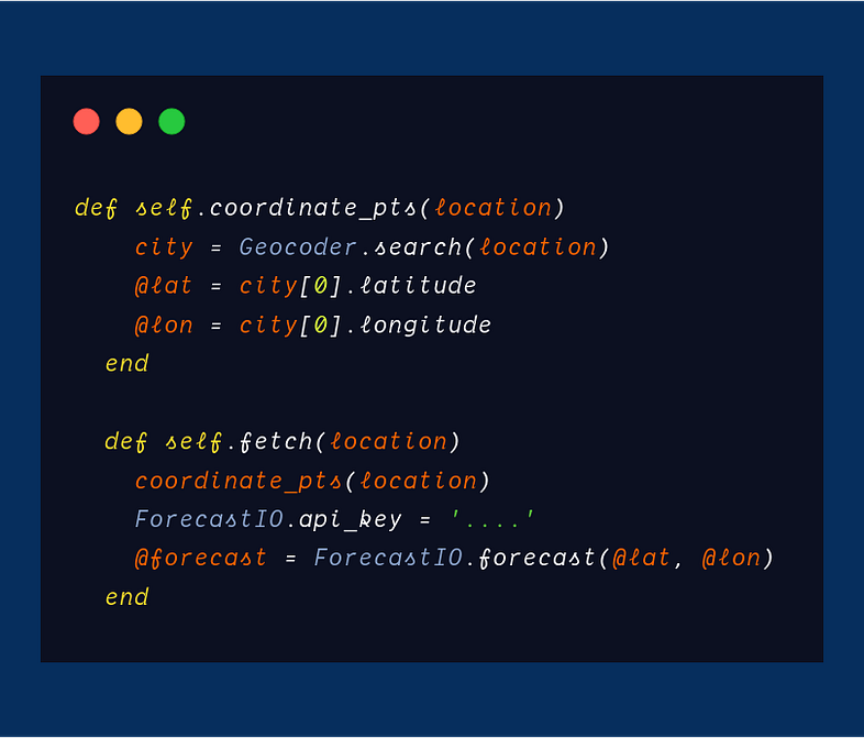 CLI Ruby gem with Dark Sky API. This week I finished my first project ...