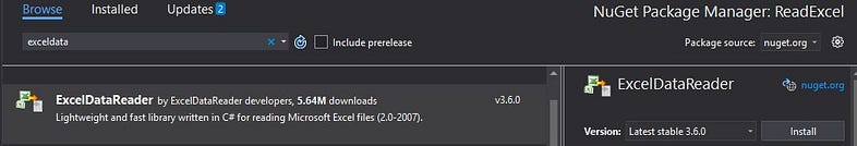 How To Read An Excel File Using An Aspnet Core Mvc Application By Gravity Well Rob Tomlin 9776