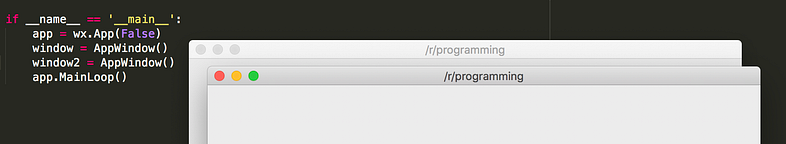 Writing A Gui Application With Python And Py2app By Matt Harzewski The Startup Medium