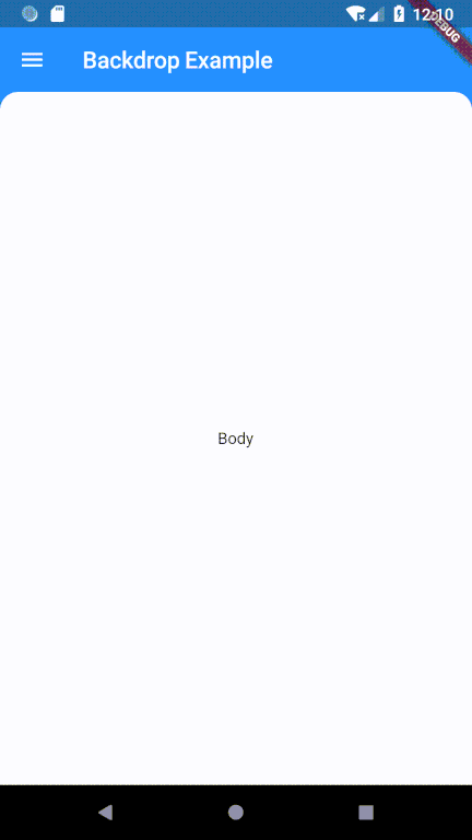 Quickly implement backdrop with flutter | by Harsh Bhikadia | Medium