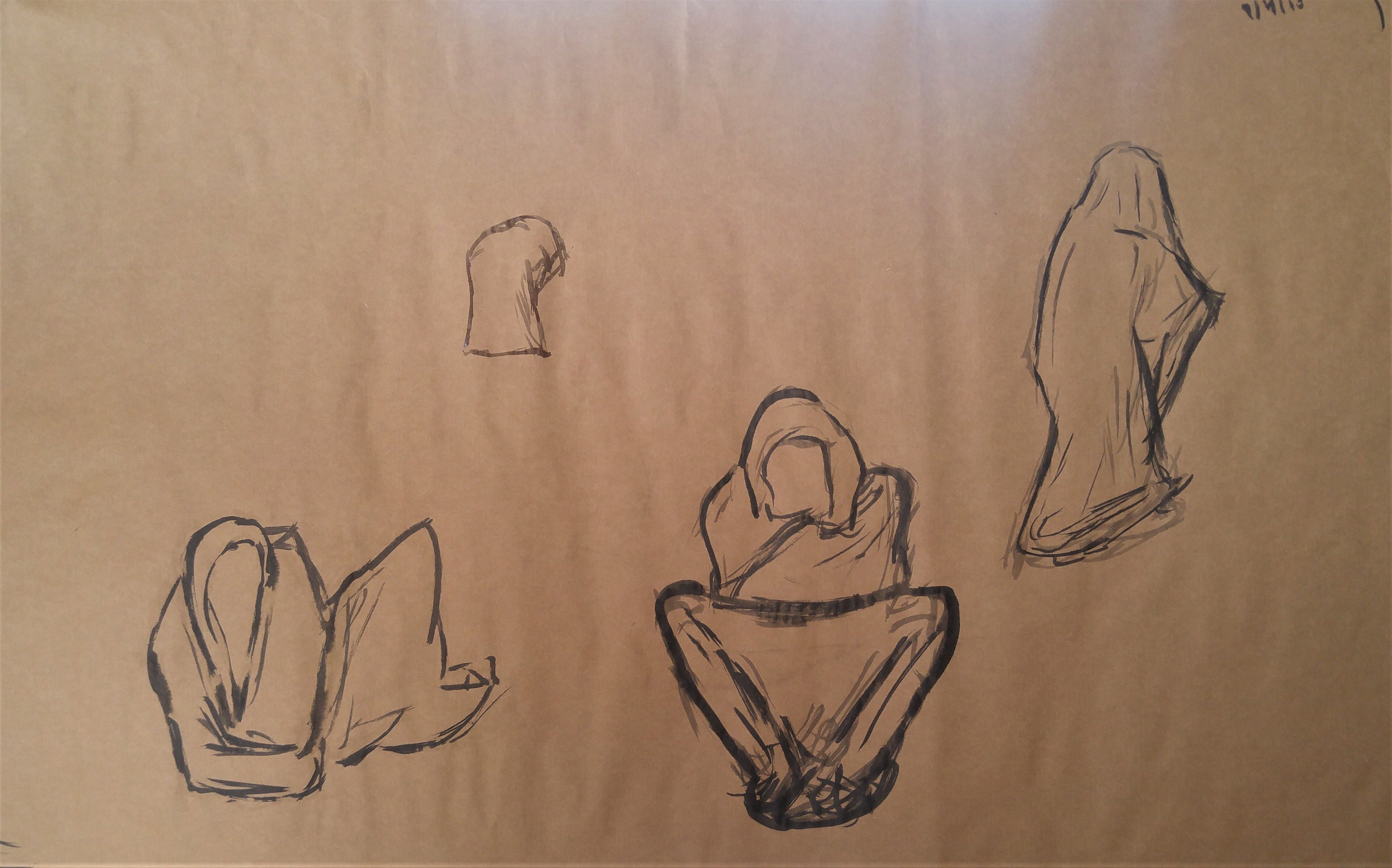 Dibujo Modelado — Dinámicas. Dibujos rápidos en tinta china: | by ...