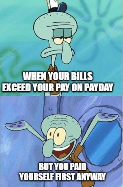 Paying Yourself First Can Be Painful | by M. Bernard Bloom | Financial ...