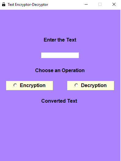 Python Based Gui Application To Encrypt And Decrypt Text Using Caesar Cipher By Rohit 2003