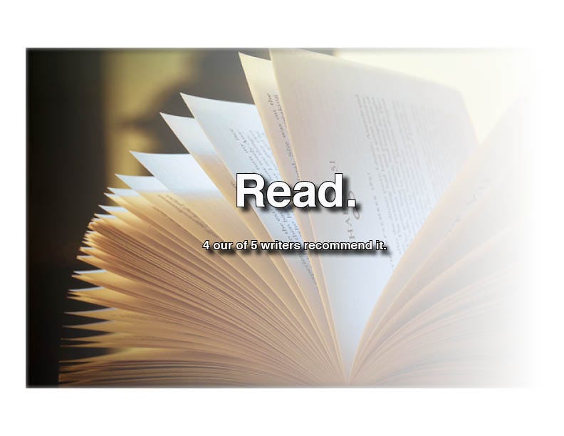 4 out of 5 writers recommend it:. Read because it will improve your ...