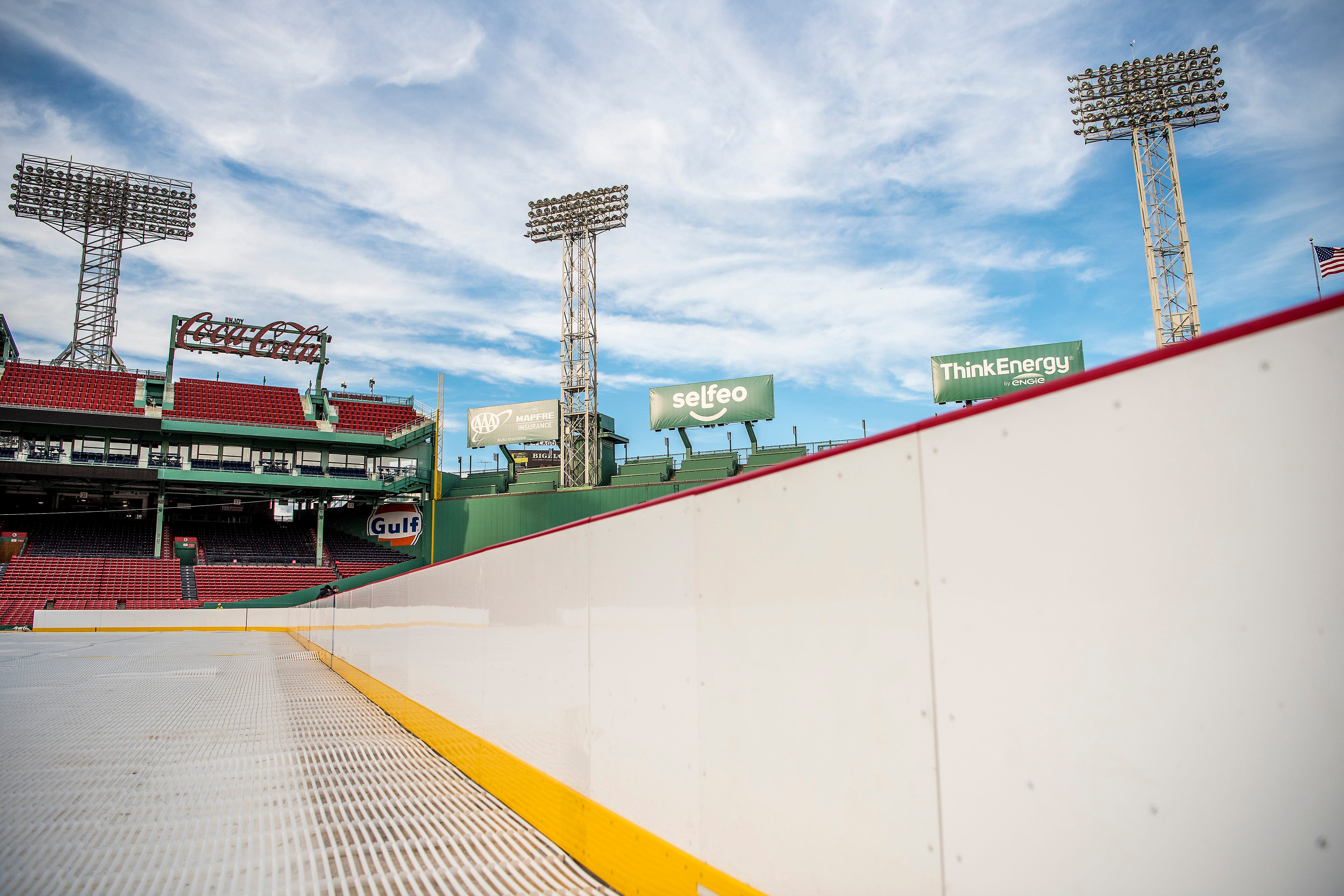 Photos: Boards Installed For Frozen Fenway. | by Billie Weiss | Fenway ...