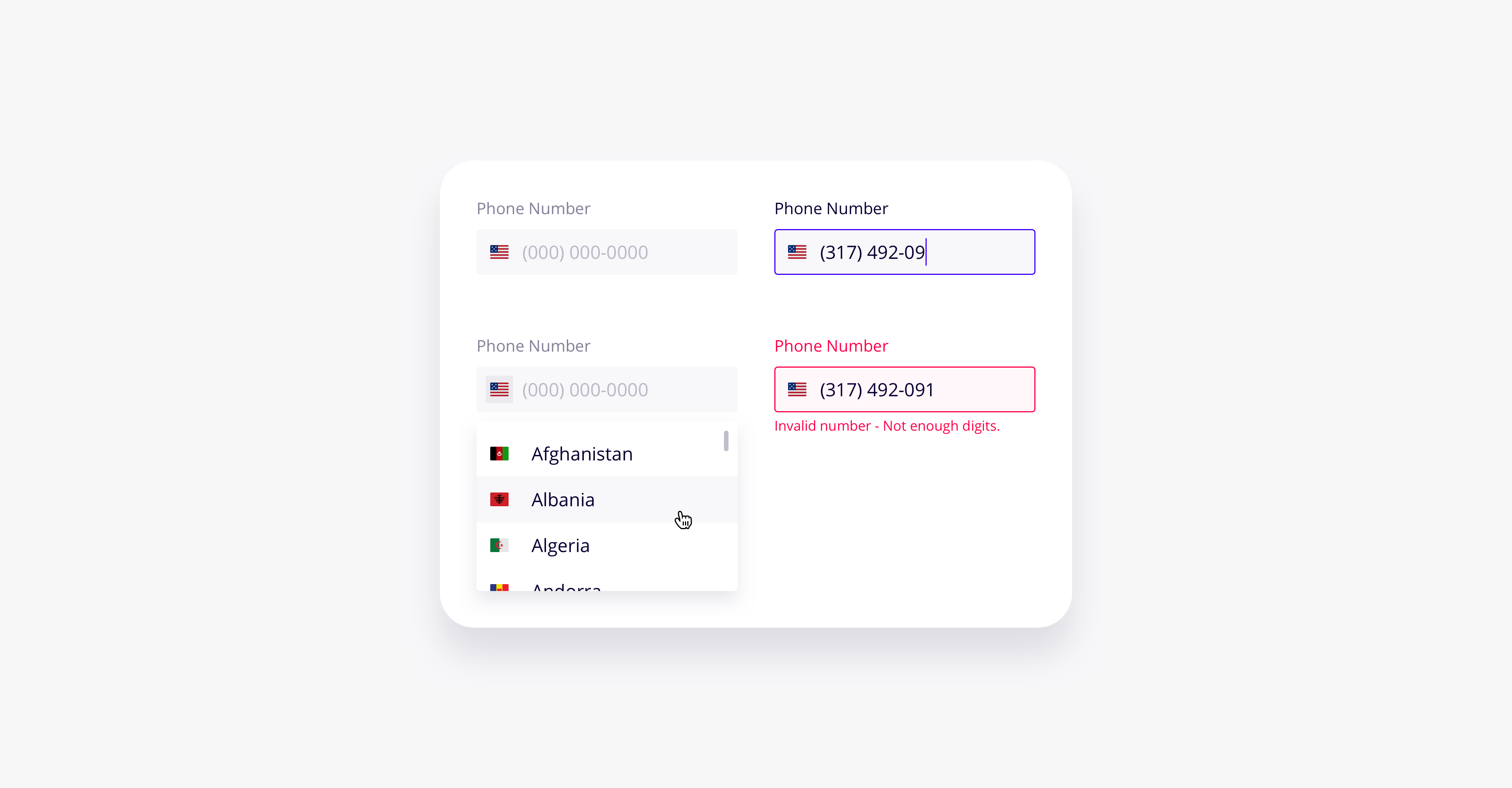 Design a Pre-Formatted Text Box for Phone Numbers and Credit Cards | by ...