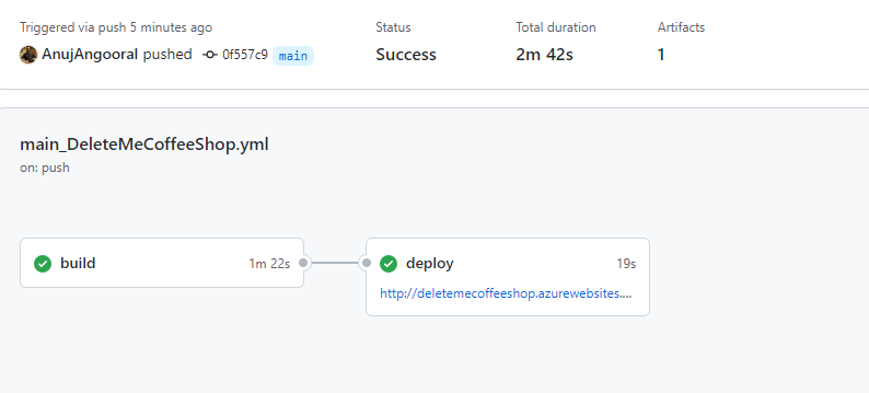 Azure App Deployment with GitHub Action | by Anuj Angooral | Medium