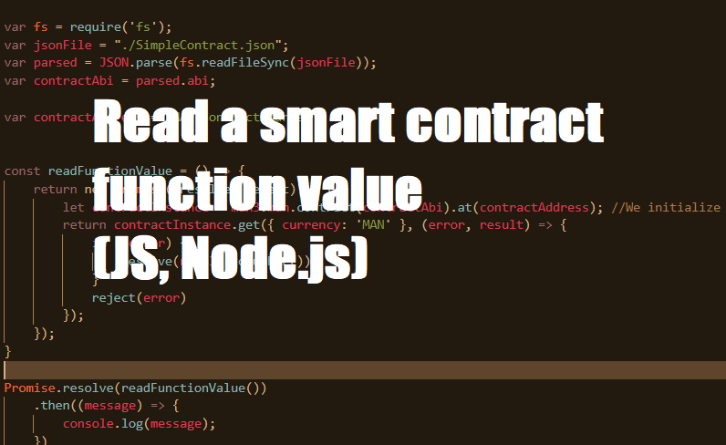 Matrix AI Network Contracts — Part 2 Reading a smart contract function (JS, NodeJS) | by ...