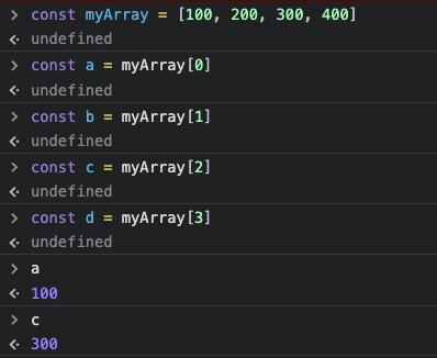 JavaScript Array Destructuring. What is “destructuring”? Also known as… | by James Brownie | Medium