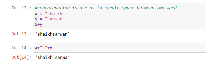 DATATYPES :. String :- a sequence of characters. | by Sarwarshaikh | Medium