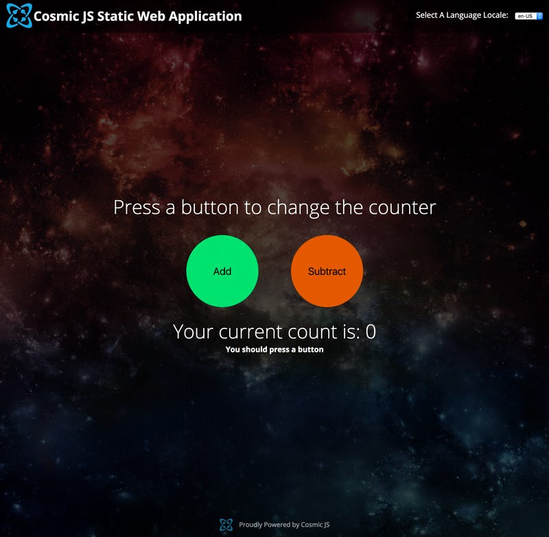 Deploy a Static Node.js Multi-Language App in 3 Steps | by Carson Gibbons | HackerNoon.com | Medium