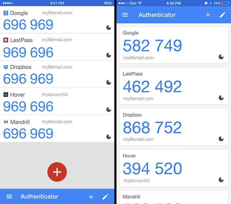 Better UX/UI for Google Authenticator | by Kray Mitchell | Medium