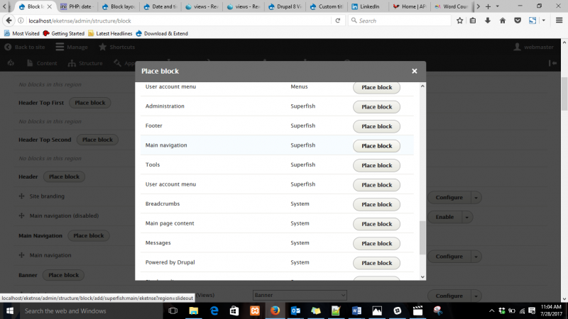Using the Superfish dropdown menu in Drupal 8 | by KodeHauz Inc | kodehauz | Medium
