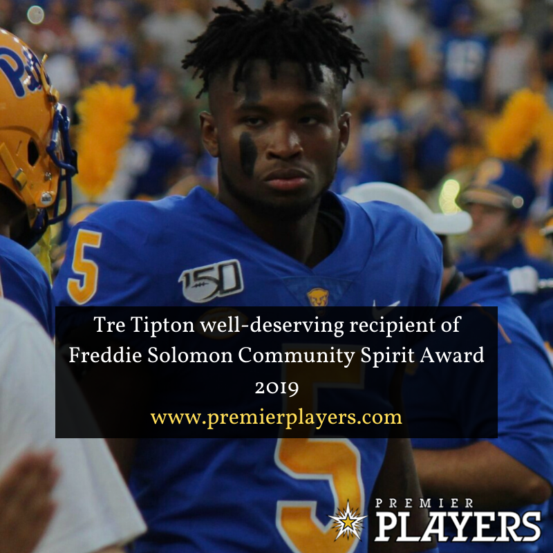 Tre Tipton well-deserving recipient of Freddie Solomon Community Spirit ...