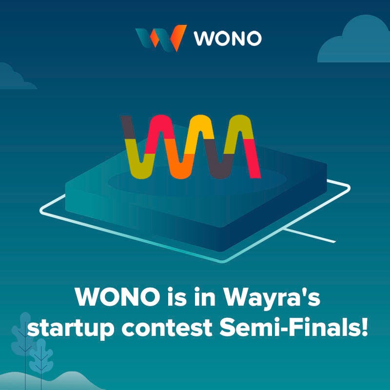 WONO is in Wayra’s startup contest Semi-Finals! | by WONO | Medium